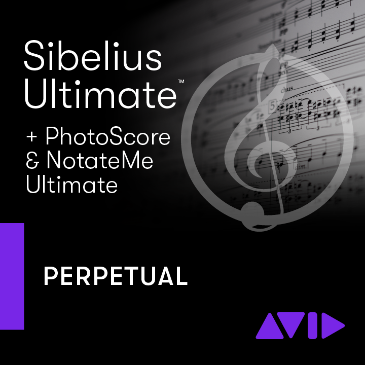 AVID | Sibelius Ultimate Perpetual PhotoScore NotateMe - Download now ...